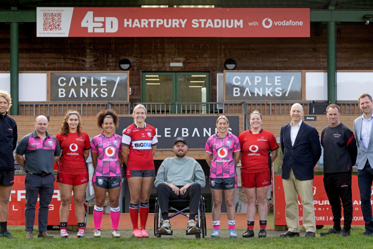 Hartpury Stadium has a new name after Vodafone and 4Ed Foundation ...