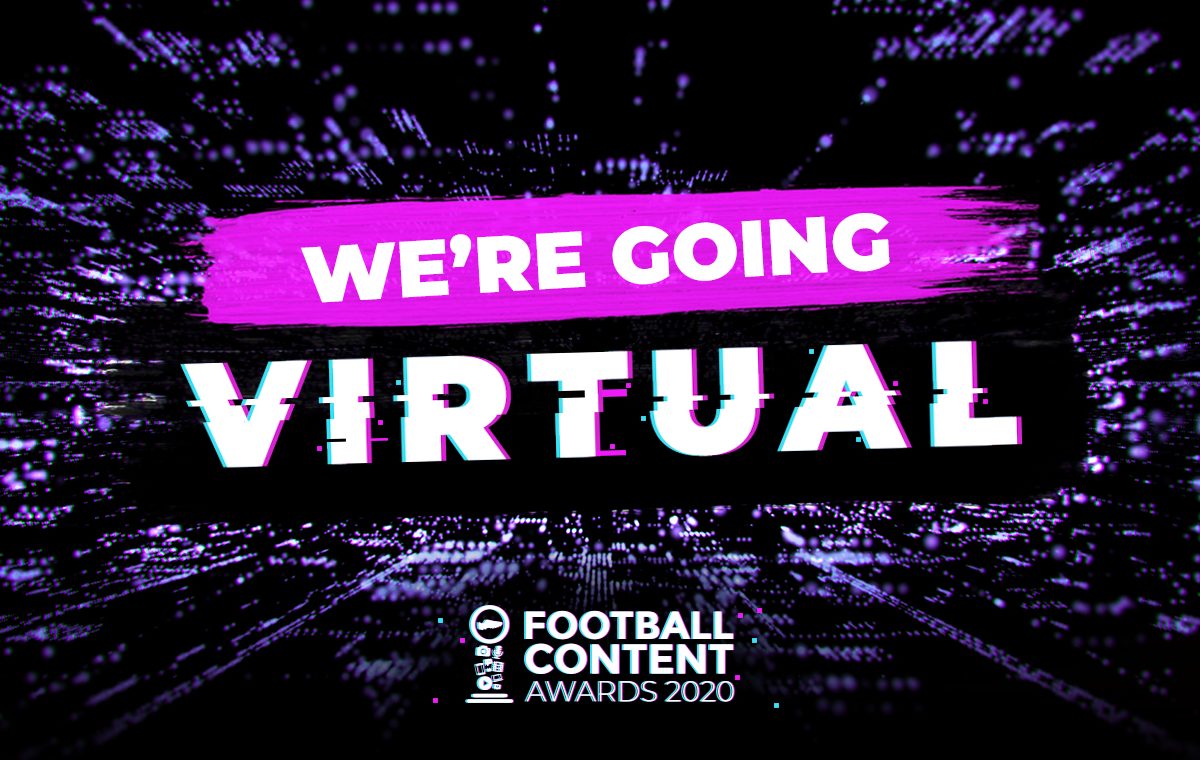 We're Going Virtual! - Football Content Awards