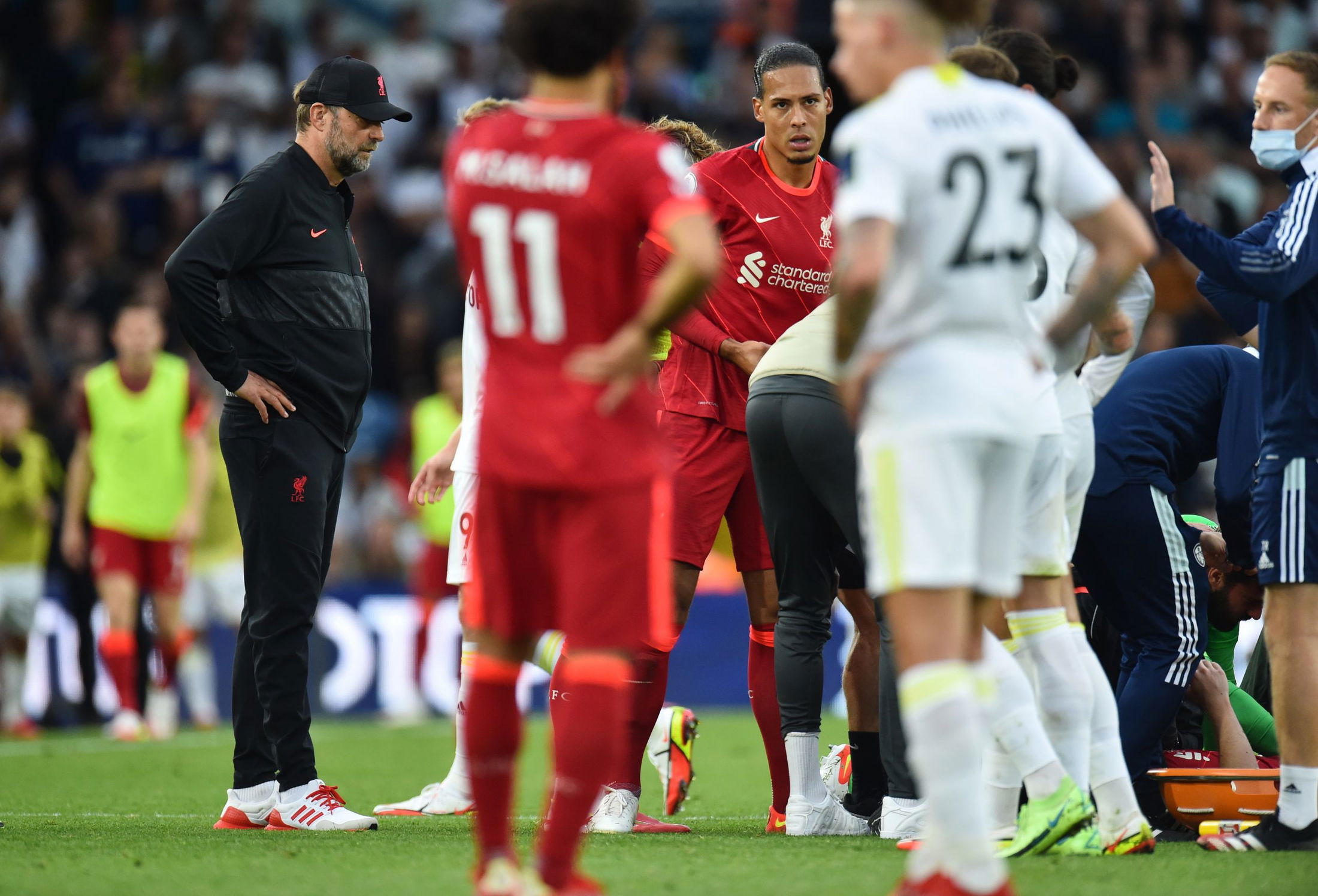 Liverpool dugout footage emerges as Leeds United decision comes into ...
