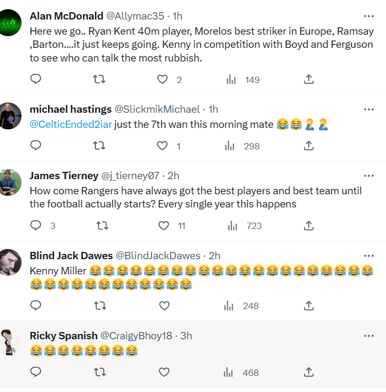 Kenny Miller Calmac vs Raskin: “Seems never to early to hit the crack ...