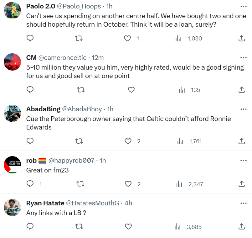 Celtic rumoured to want English Centre Half scouted by Rangers - Indy Celts