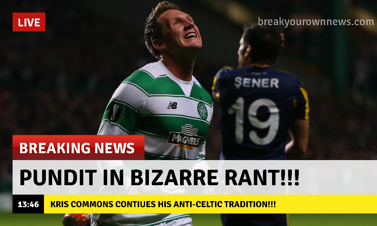 Pundit In Bizarre Rant Aimed At Former Celtic Manager!