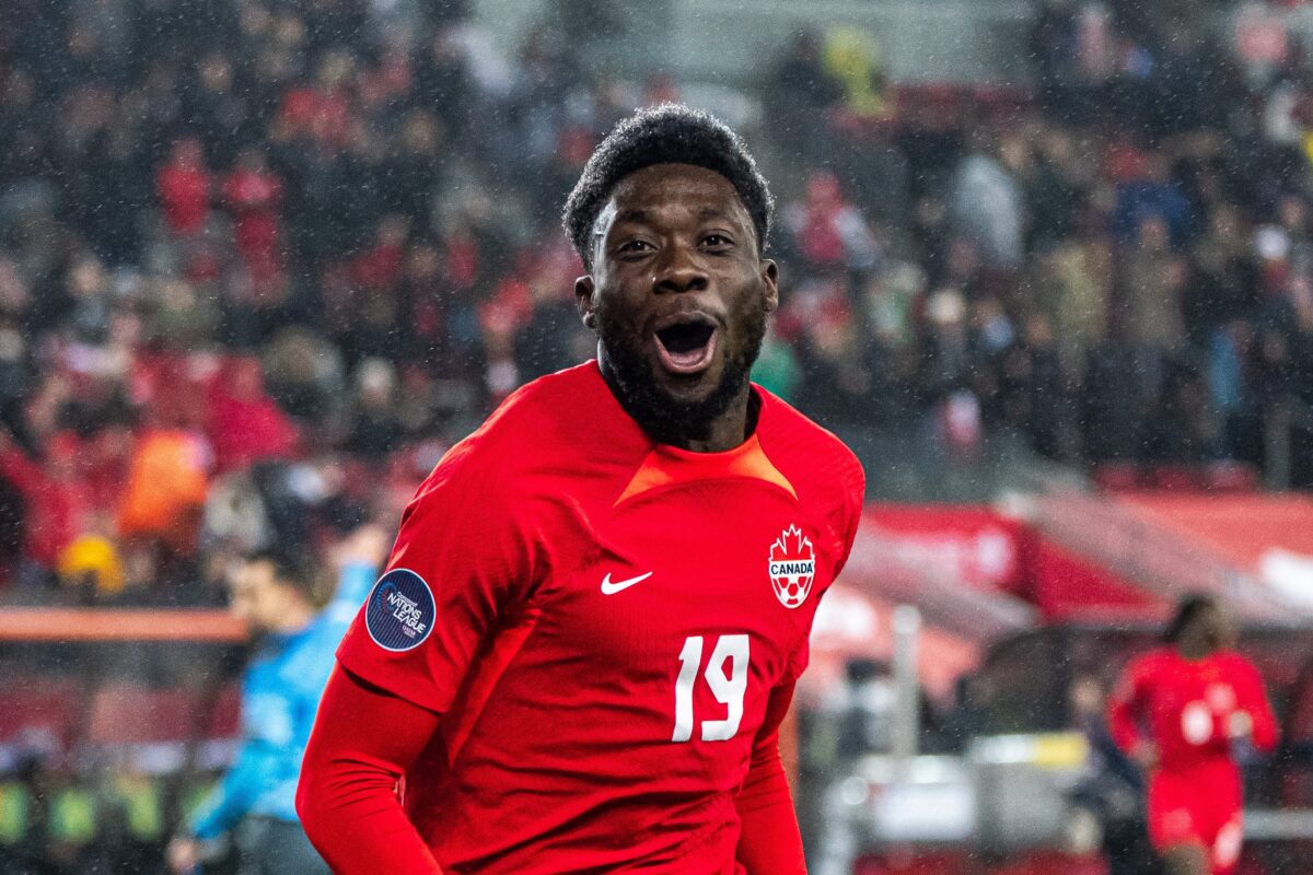 Alphonso Davies could face suitors Real Madrid in UCL semis