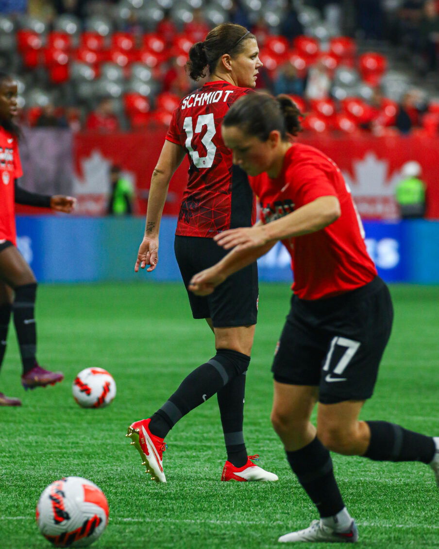 WATCH: Canada says thank you and farewell to CanWNT icon Christine ...