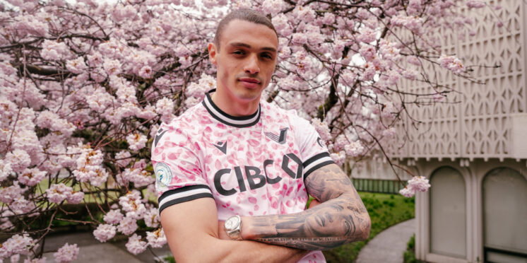 Vancouver FC unveil pink 'Cherry Blossom' kit for 2nd CPL season