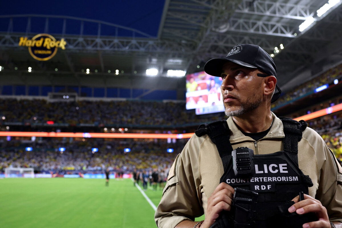 WATCH: Gate crashing chaos at Copa América final in Miami