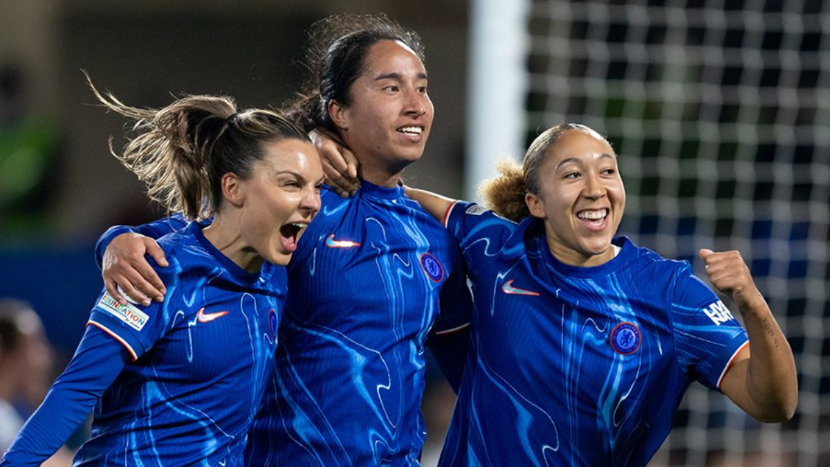 Ashley Lawrence’s Chelsea crush Manchester City to reach UWCL semi ...