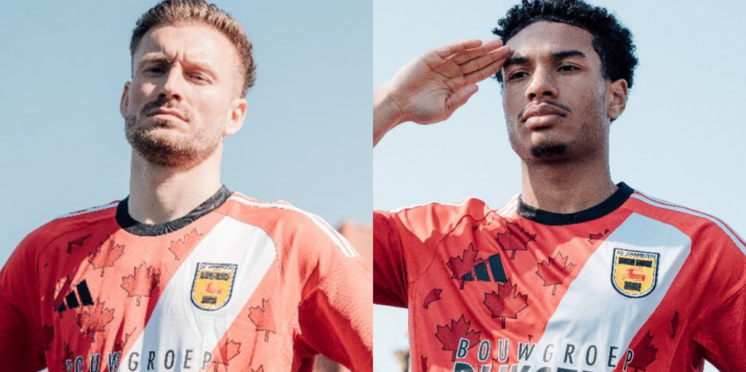 Dutch team SC Cambuur unveil Canadian tribute jersey