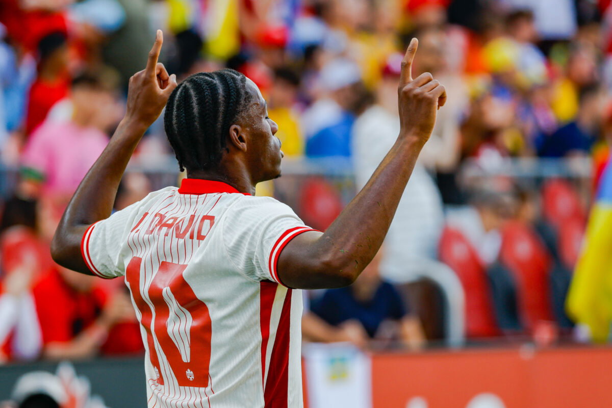 Jonathan David scores 2 in Canadian Shield win vs. Ukraine