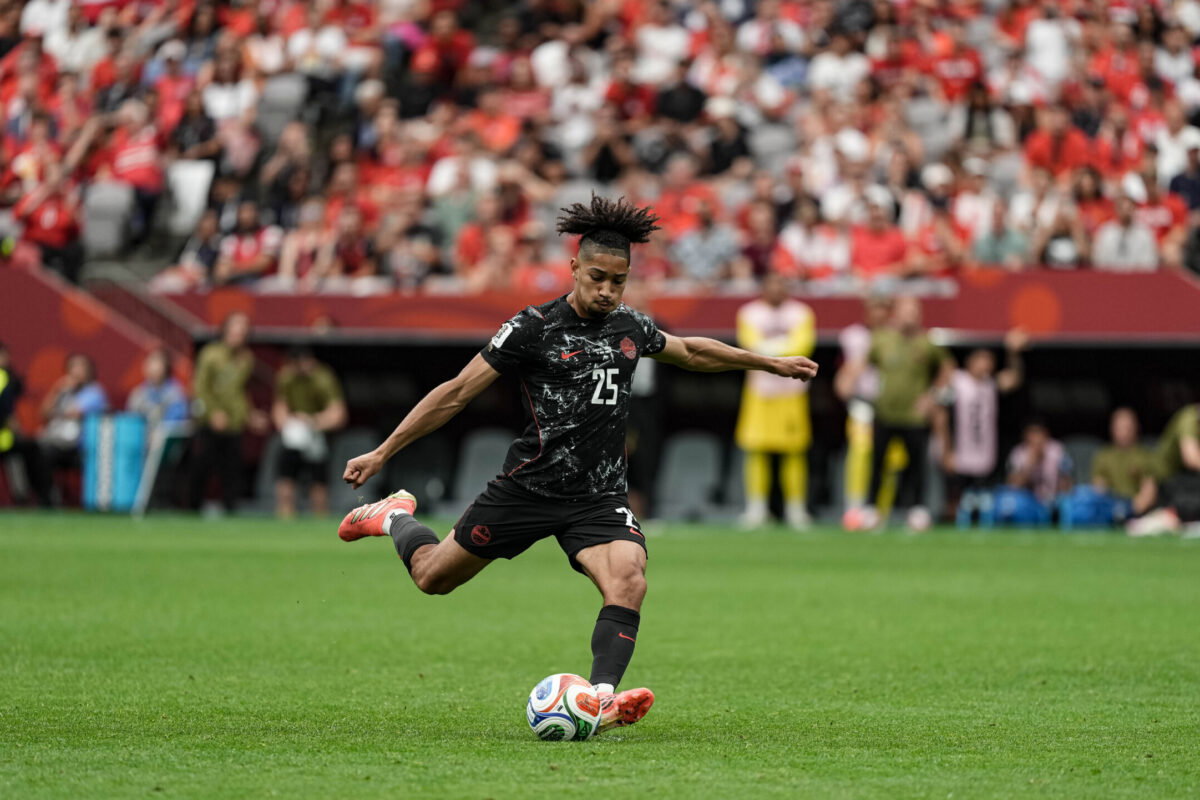 Canada's Nathan Saliba honours injured Ismael Kone after goal