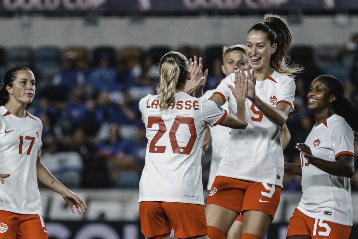 Canada score early and often in CONCACAF W Gold Cup opening win ...