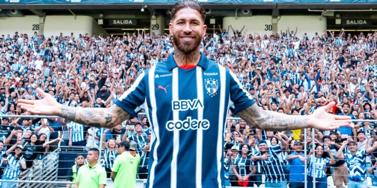 Sergio Ramos unveiled at Monterrey, may not play Forge FC