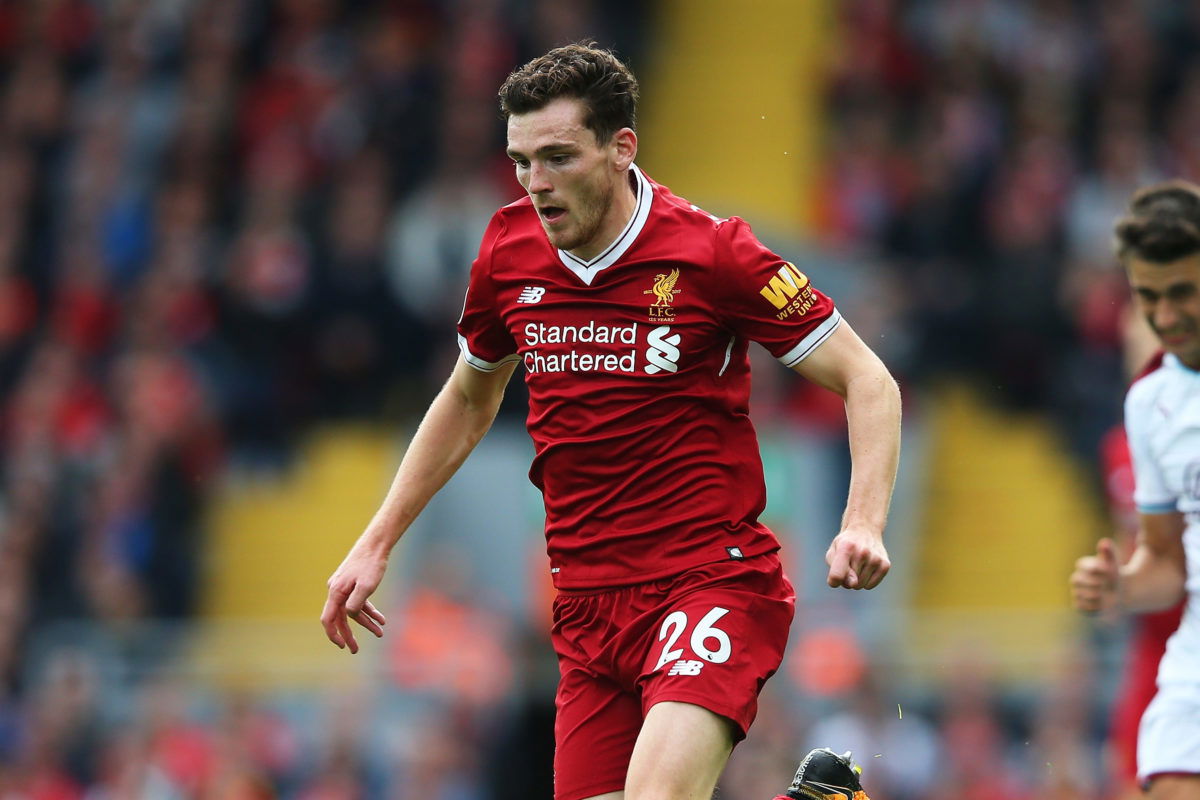 Andrew Roberton is still part of Jurgen Klopp's plans - Read Liverpool