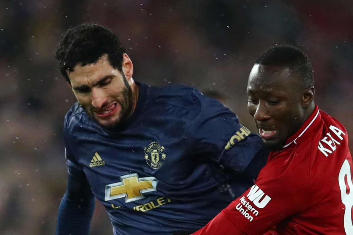 Tactical analysis of Marouane Fellaini's shot that knocked a steward ...