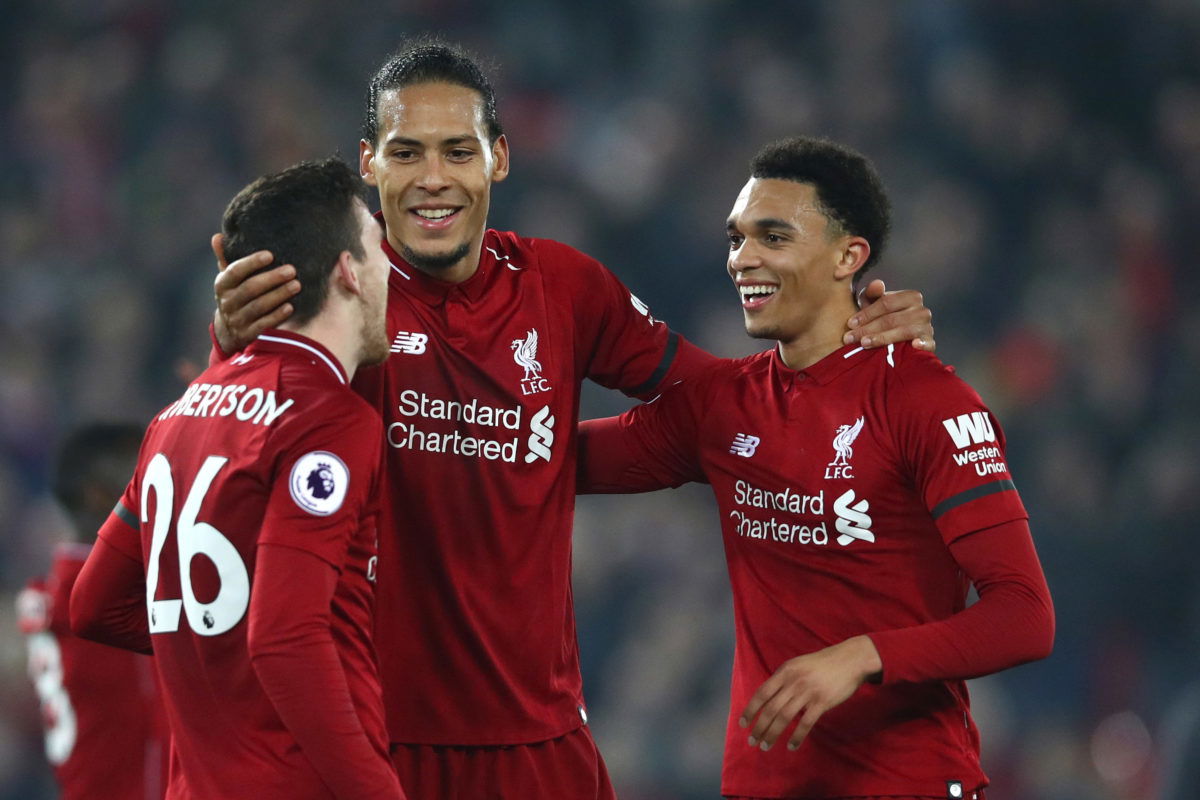 Van Dijk discusses father figure role with Liverpool pair - Read Liverpool