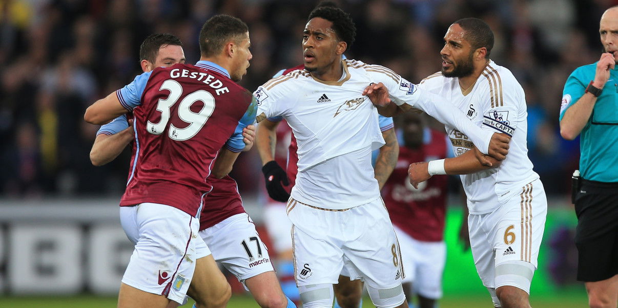Gallery: Swansea 1-0 Aston Villa - Read Swansea Gallery: Swansea 1-0 Aston Villa - Read Swansea