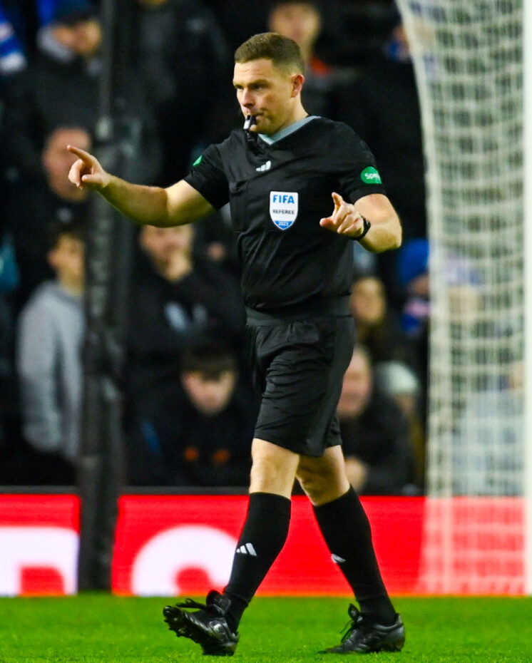 Is Keevins suggesting that Scottish refs have certain allegiances?