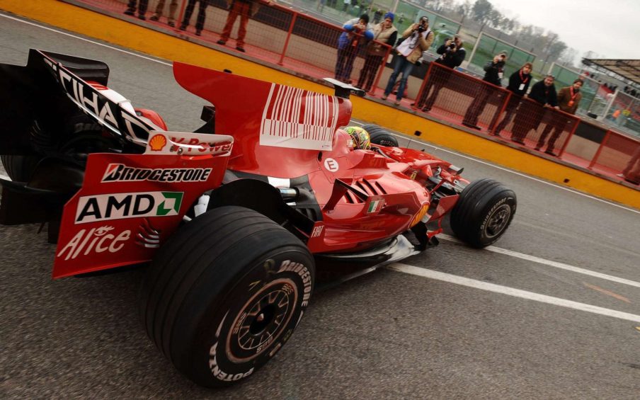 Valentino Rossi Ferrari 2008