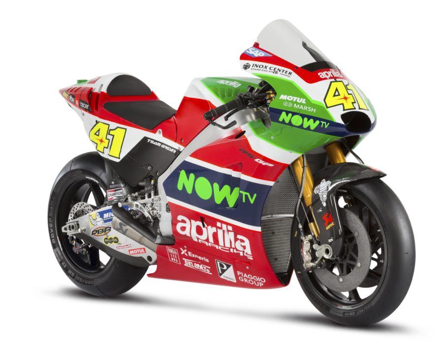 Aprilia unveil spectacular new livery for 2017 - Read Motorsport