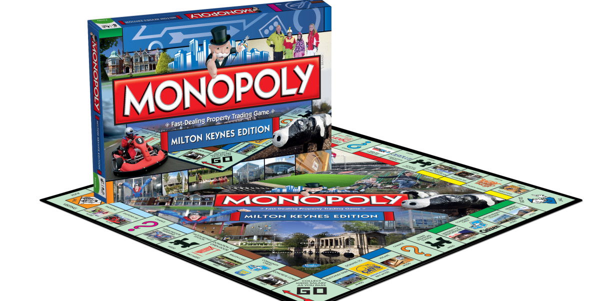 Pass 'GO' and collect £200 as the Monopoly champion of Milton Keynes ...