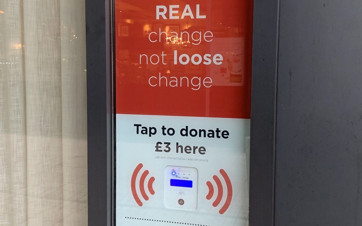 "Tap to donate" points to help homeless installed in Milton Keynes ...